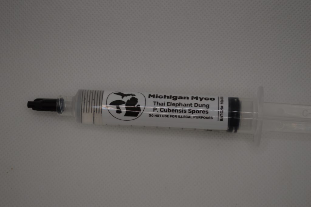 Thai Elephant Dung Cubensis Spore Syringe - Michigan Myco