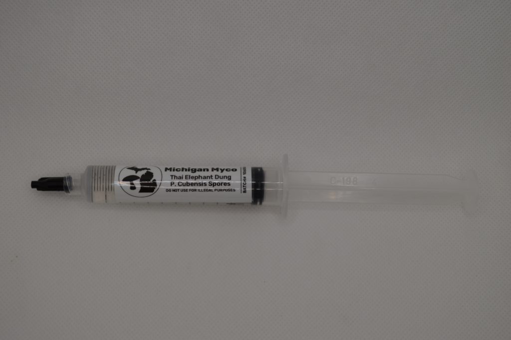 Thai Elephant Dung Cubensis Spore Syringe - Michigan Myco